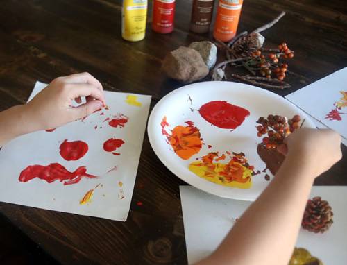 Nature Painting Kids Art Project - Green Kid Crafts