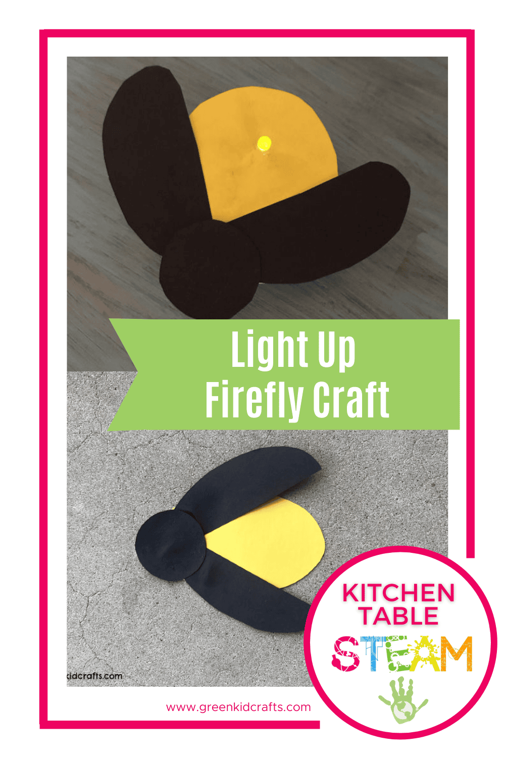 Fun Light Up Firefly Craft: Exploring Electricity | Green Kid Crafts