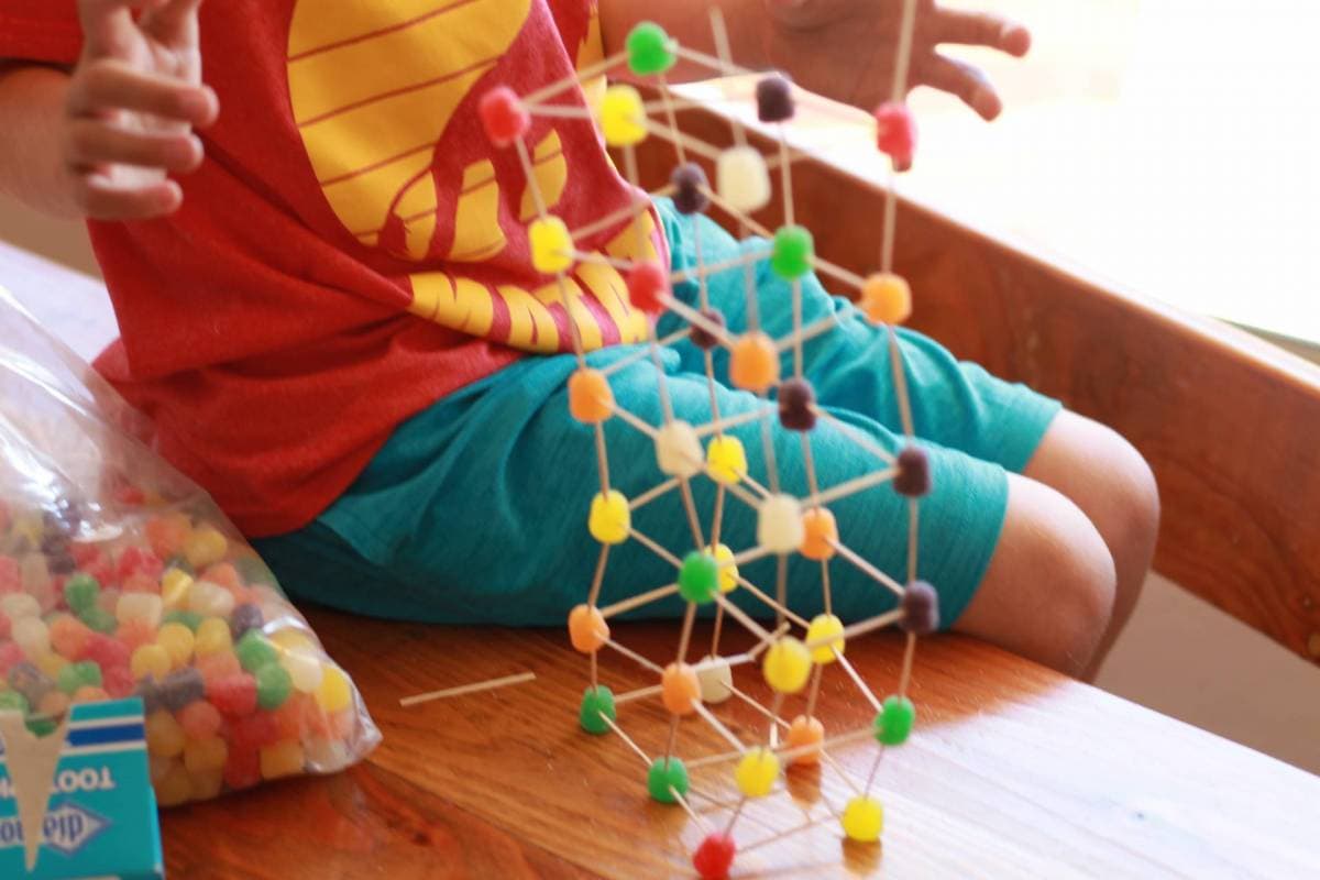 Fun Holiday STEM: Gumdrop Engineering - Green Kid Crafts