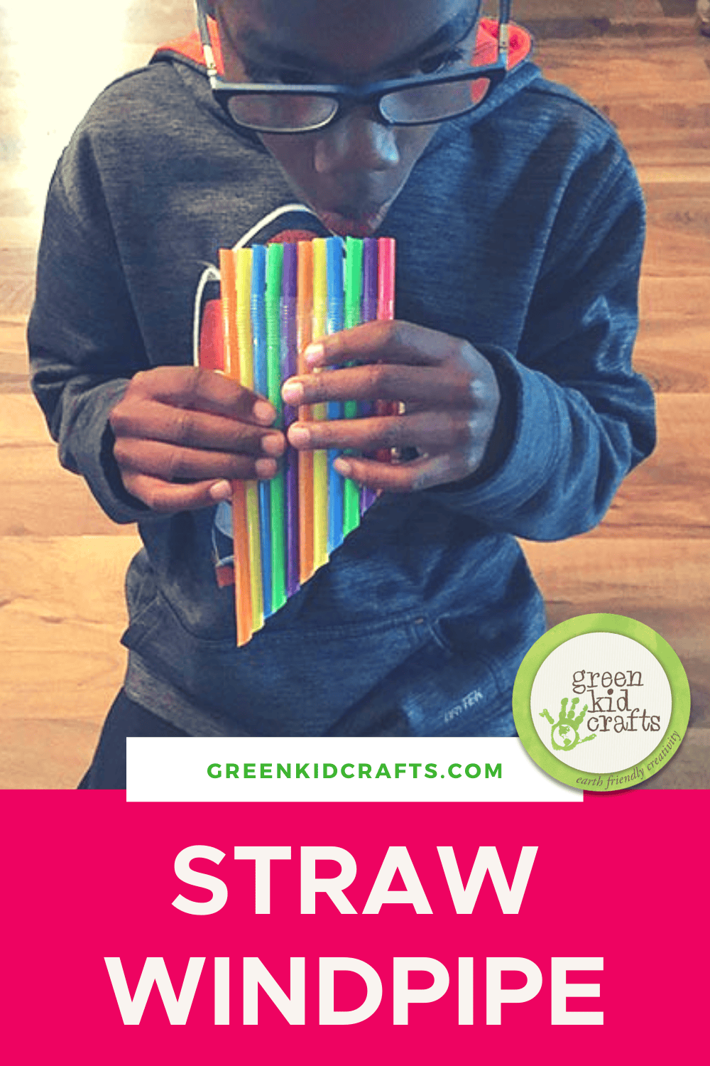 Straw Windpipe: Music Craft for Kids | Green Kid Crafts