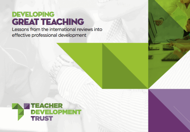 Developing Great Teaching by @TeacherToolkit - TeacherToolkit