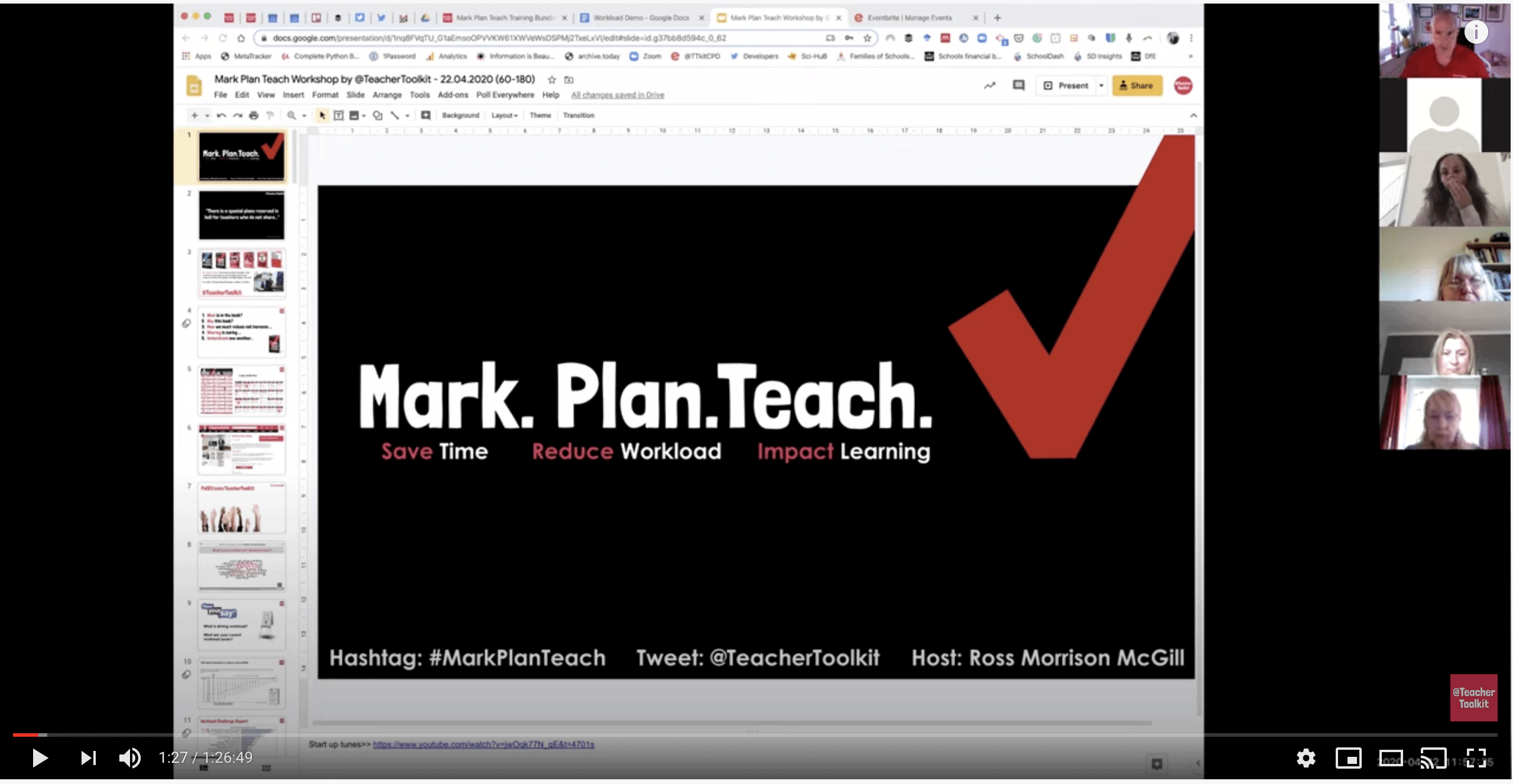 Webinar: Mark Plan Teach - TeacherToolkit