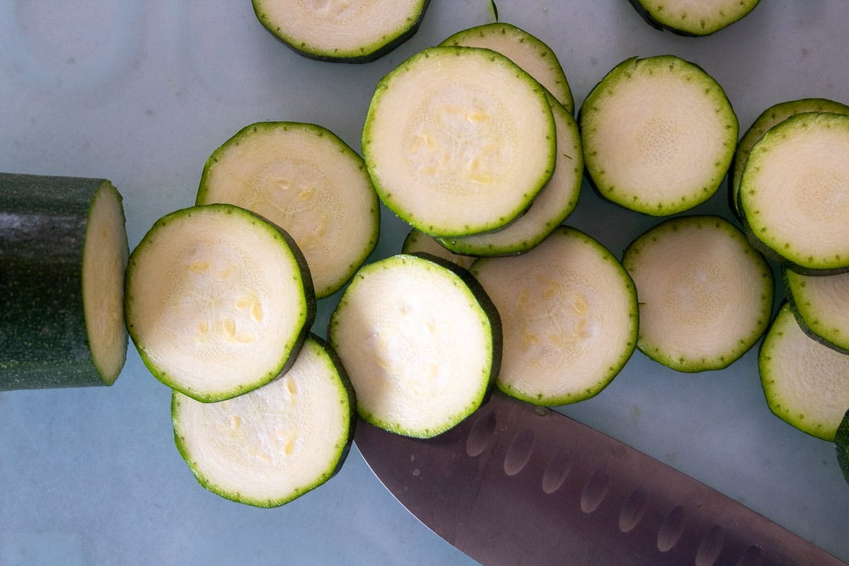 Zesty Pan Fried Courgettes