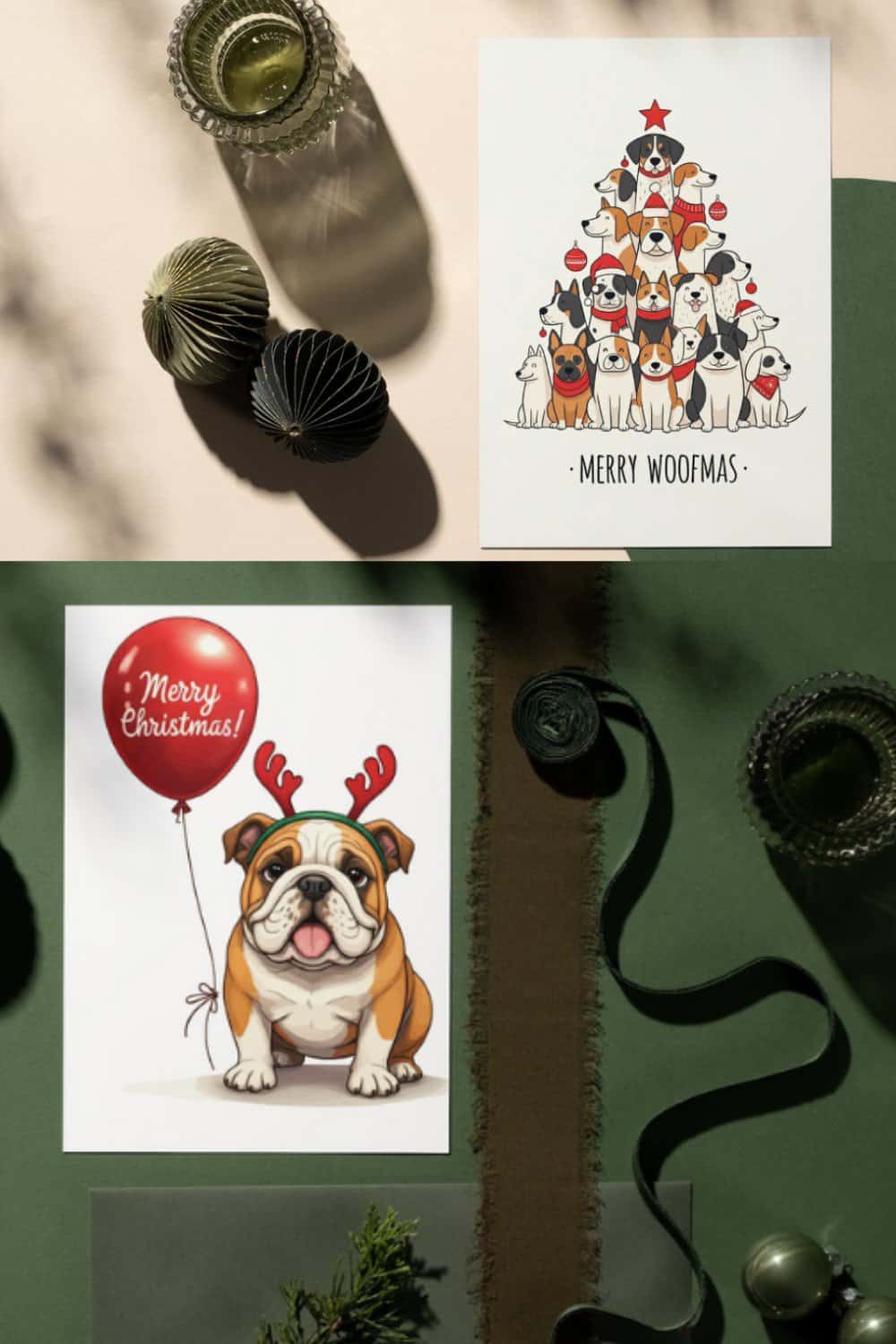 Dog Christmas Cards: 31+ Free Christmas Card Printables To Include In ...