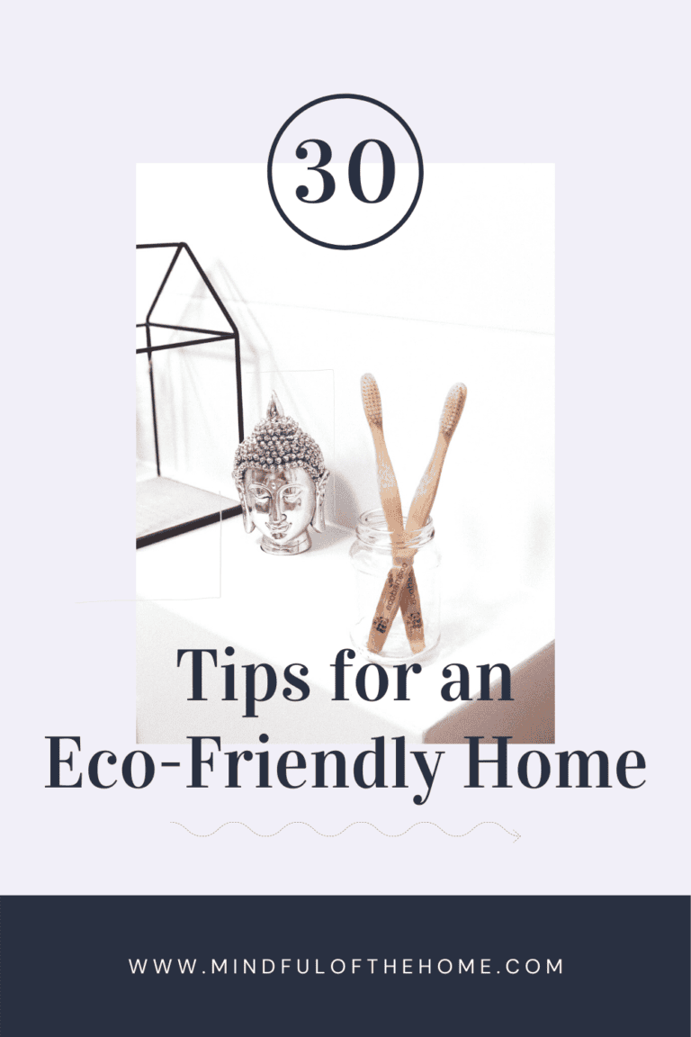 Going Green: 30 Easy Tips For an Eco-Friendly Home - Mindful of the Home