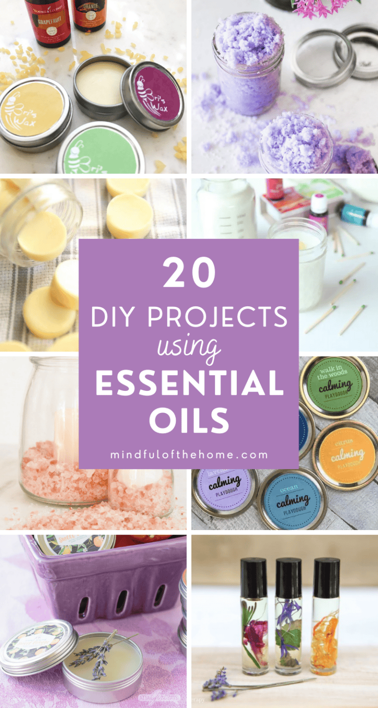 20 Easy Essential Oil DIY Projects and Ideas - Mindful of the Home