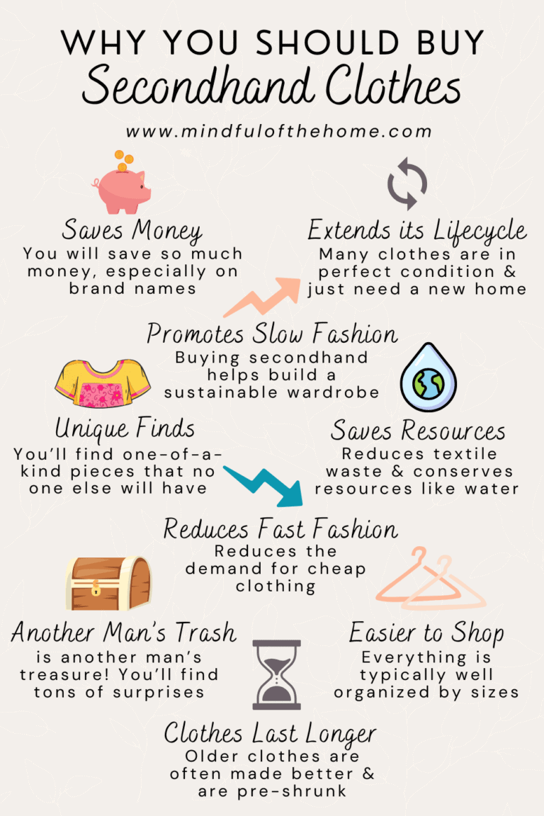 9 Reasons Why Buying Secondhand Clothes is AWESOME - Mindful of the Home