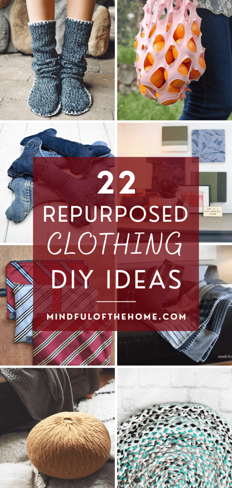 22 Easy DIY Clothing Upcycles You’ll Want to Try - Mindful of the Home