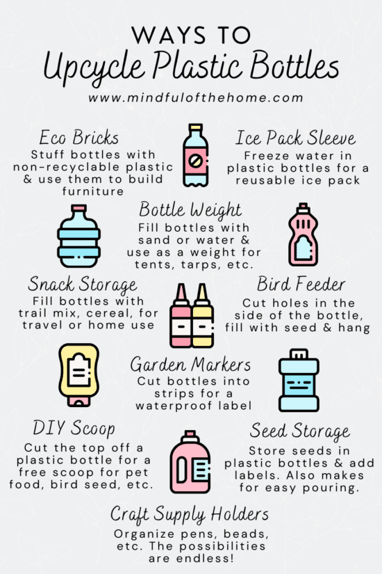 30 Simple Ways to Repurpose Plastic Bottles - Mindful of the Home