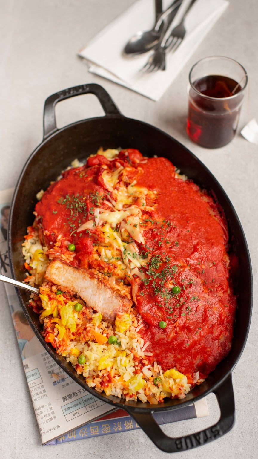 Hong Kong-style baked Pork Chop rice | Mutti Recipe