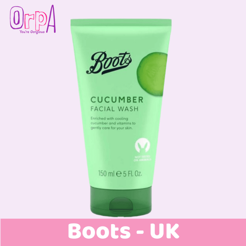 BOOTS CUCUMBER FACE WASH -150ML - Orpa