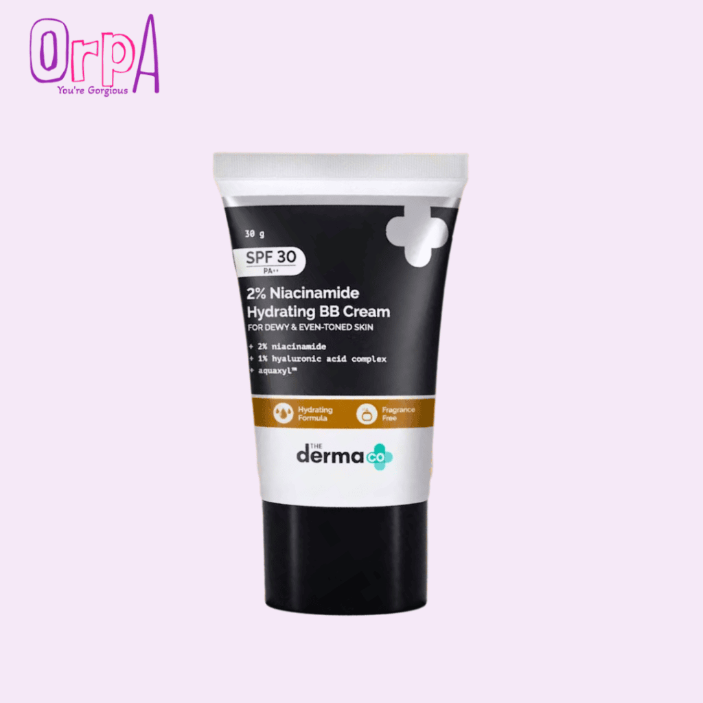 The Derma Co 2% Niacinamide Hydrating BB Cream with 1% Hyaluronic Acid ...