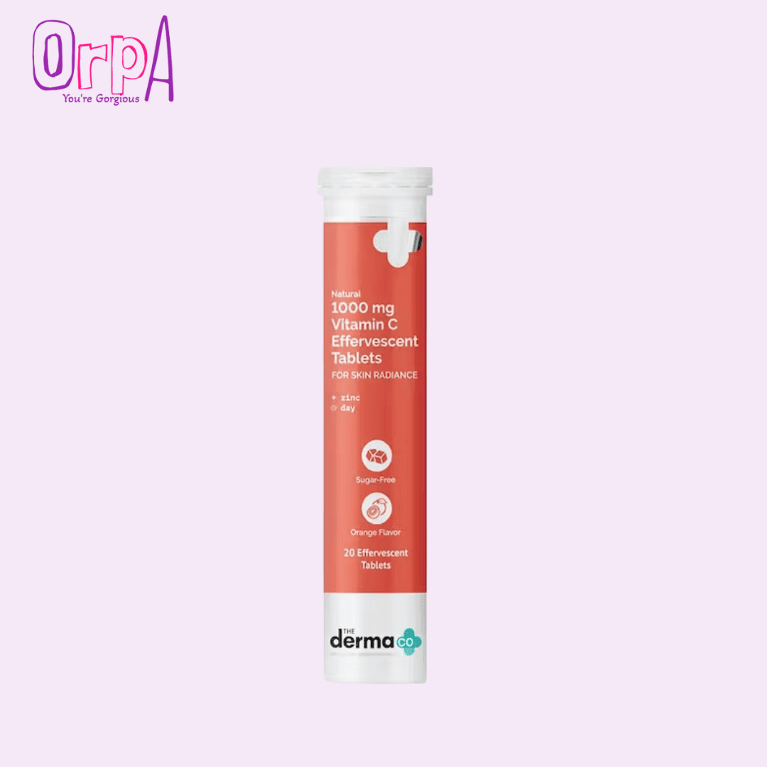 The Derma Co 1000 mg Vitamin C Effervescent Tablets For Skin Radiance ...