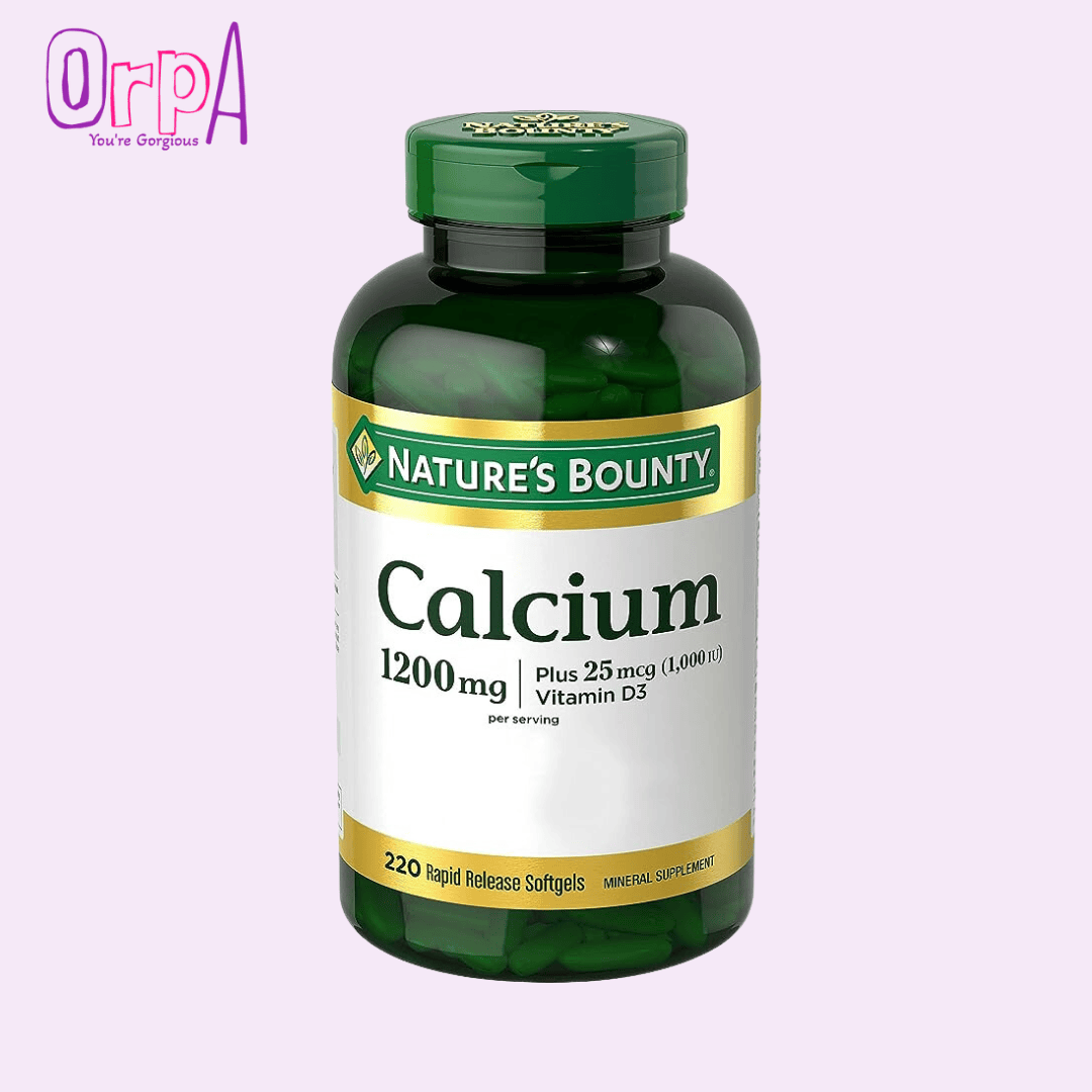 Nature's Bounty Calcium 1200 mg - 220 Softgels - Orpa