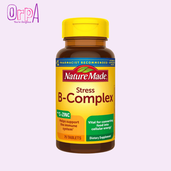 Nature Made Stress B-Complex with Vitamin C and Zinc - 75 Tablets - Orpa