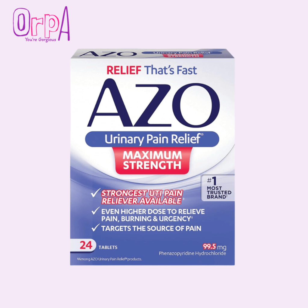 AZO Urinary Pain Relief Maximum Strength – 24 Tablets - Orpa