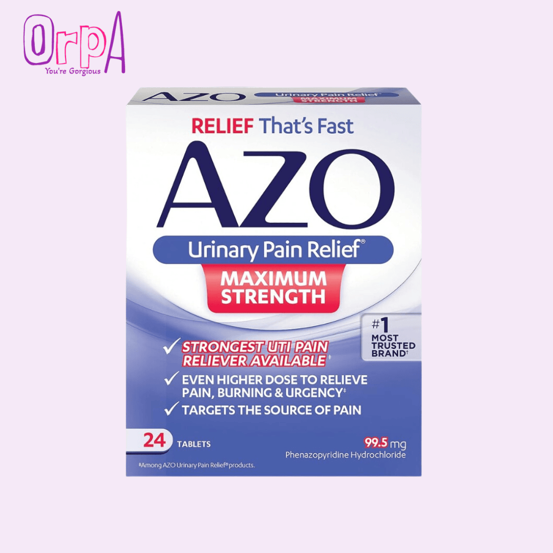 AZO Urinary Pain Relief Maximum Strength – 24 Tablets - Orpa