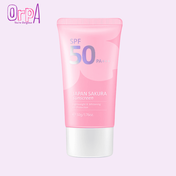 Laikou Japan Sakura Sunscreen SPF50 PA+++ - 50g - Orpa