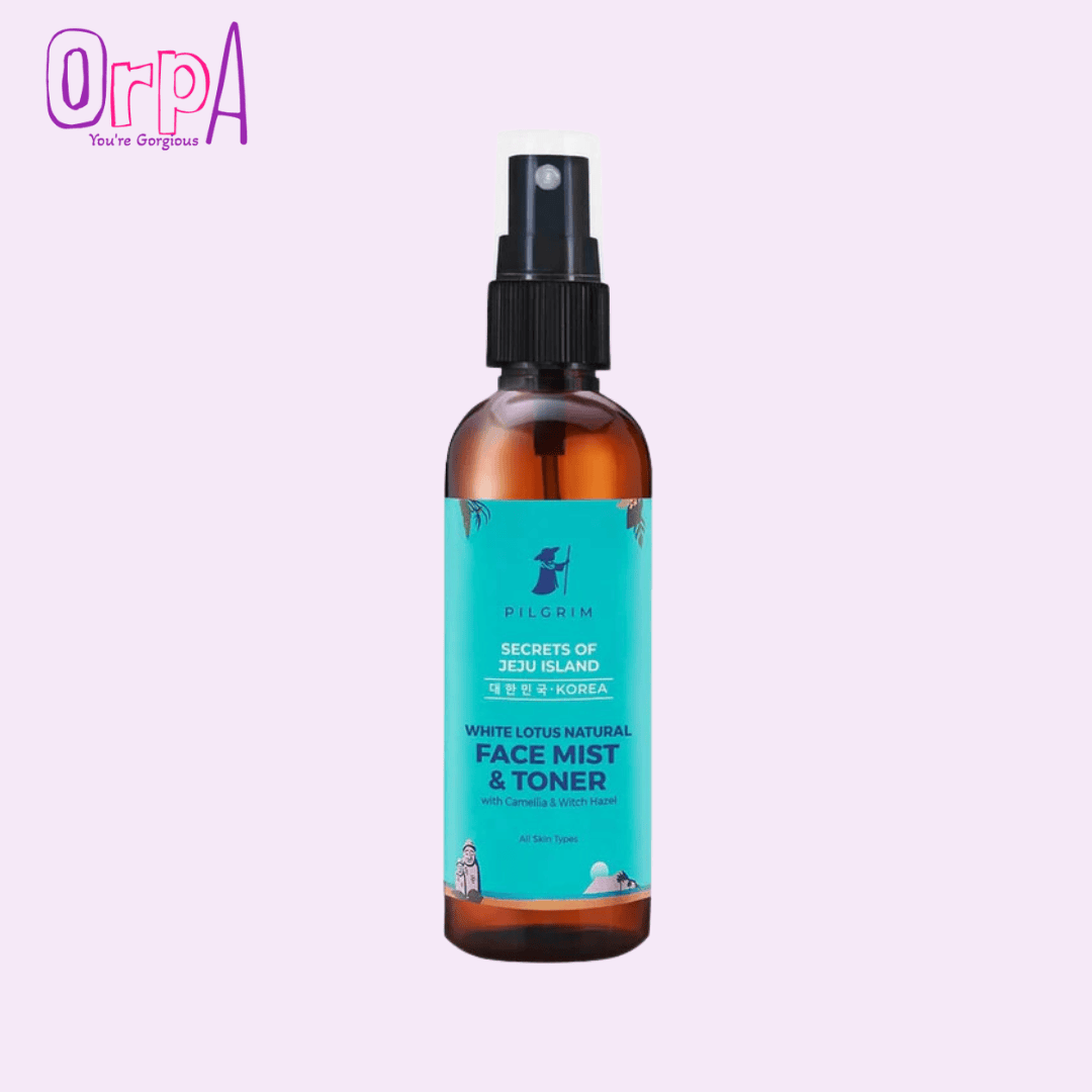 Pilgrim White Lotus Natural Face Mist & Toner - 100ml - Orpa