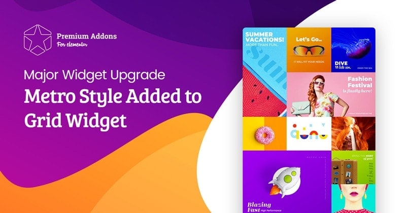 Elementor Metro Grid Feature Added to PA | Premium Addons