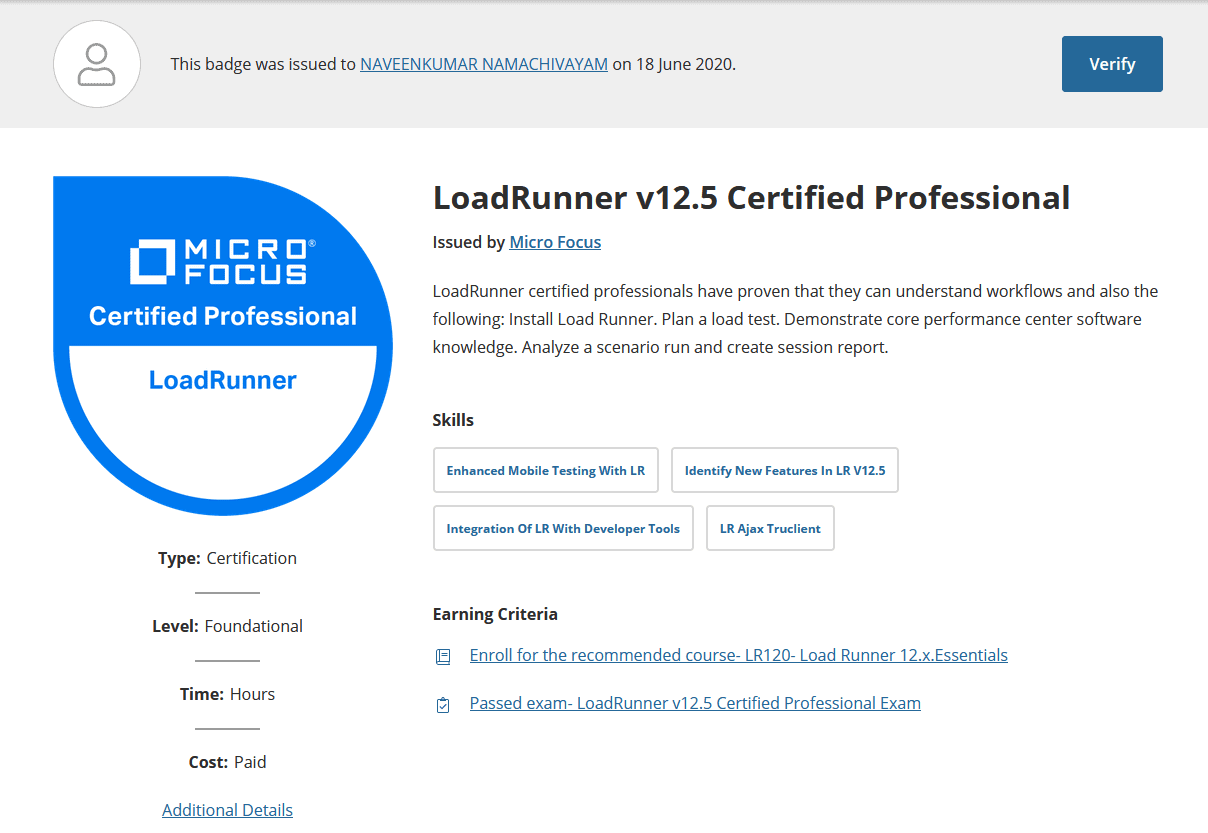 How I successfully cleared Micro Focus LoadRunner Certification ...