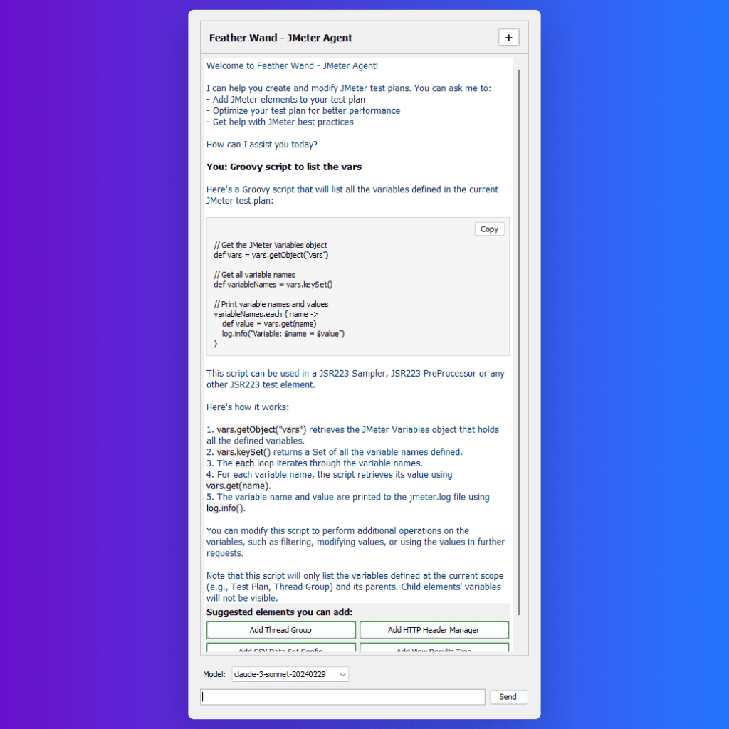 Introducing Feather Wand: Your AI-Powered Companion for JMeter - QAInsights