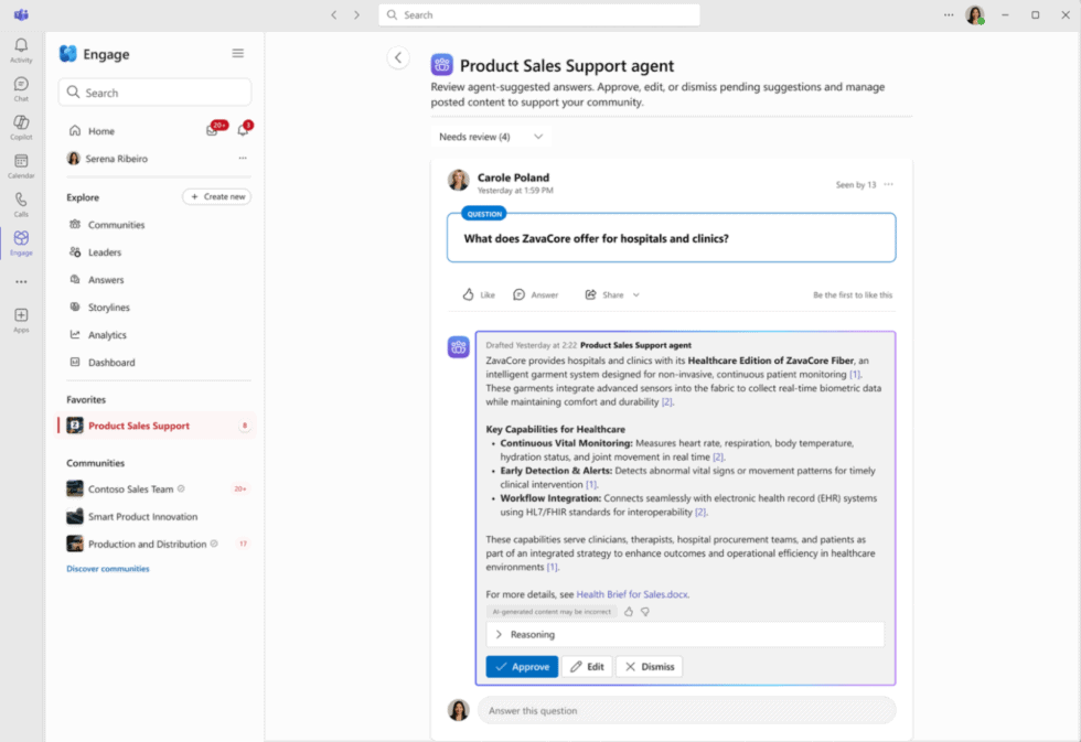 AI Agents in Viva Engage: What it Means for Internal Comms
