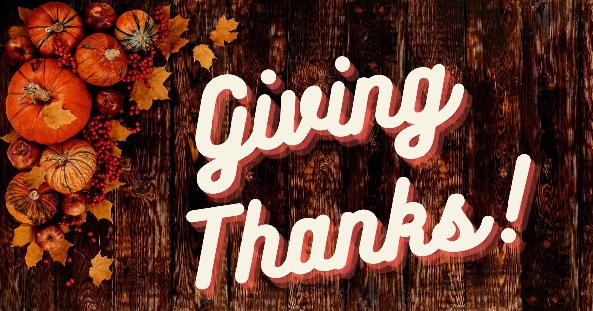 Thanksgiving: The Cosmic Crew Gives Thanks