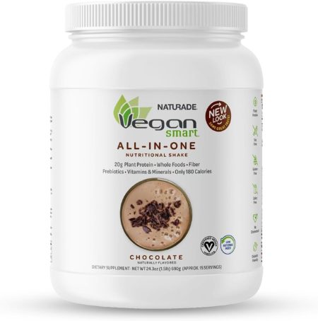 (Chocolate, 670ml) - Vegan Smart Plant Based Vegan Blend Naturally ...