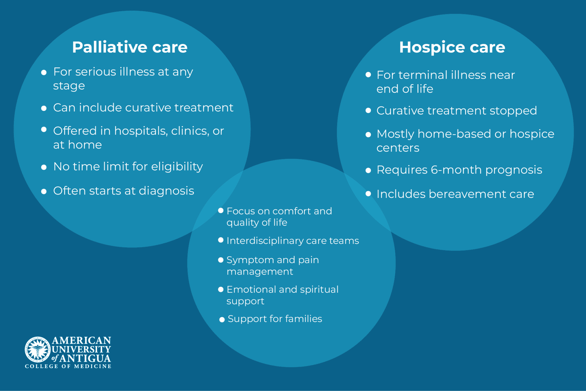 Palliative vs Hospice Care: Services, Cost, and More - American ...