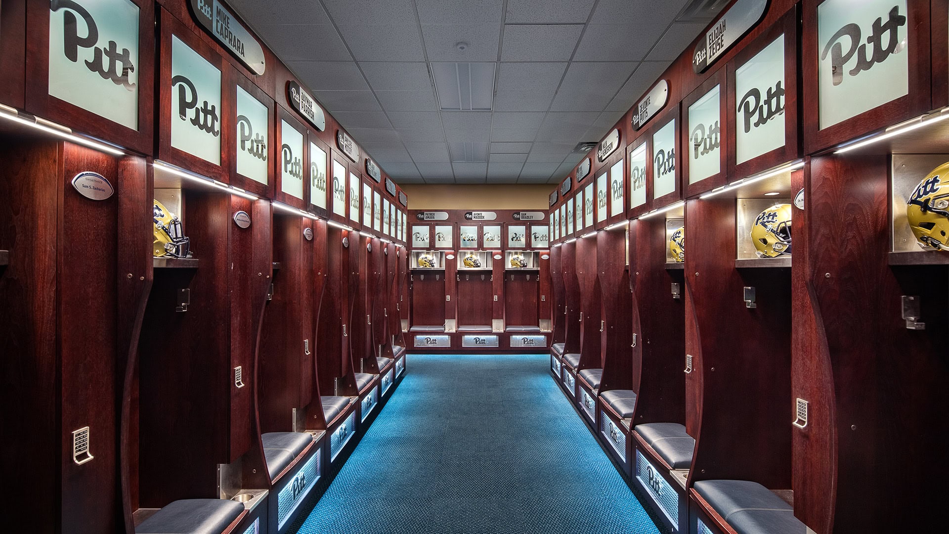 University of Pittsburgh Locker Room and Lounge • Clista Electric