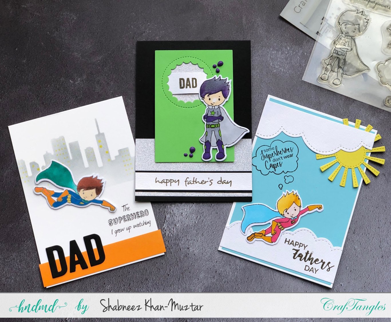 My Dad The Superhero! - A Set of Father's Day Cards - CraftAdda Blog