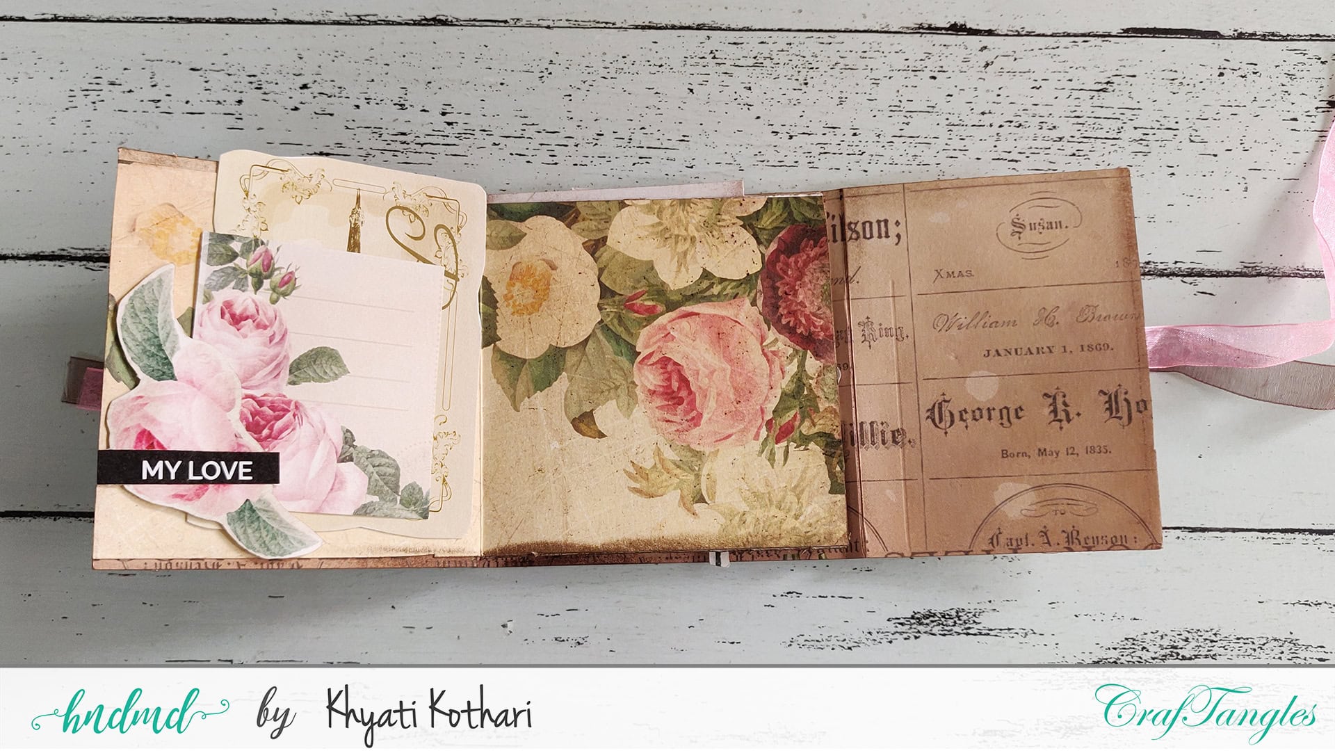 How to create quick mini album - CraftAdda Blog