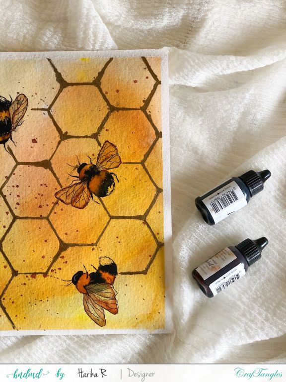 Beautiful Honey-bee Watercolor Tutorial - CraftAdda Blog