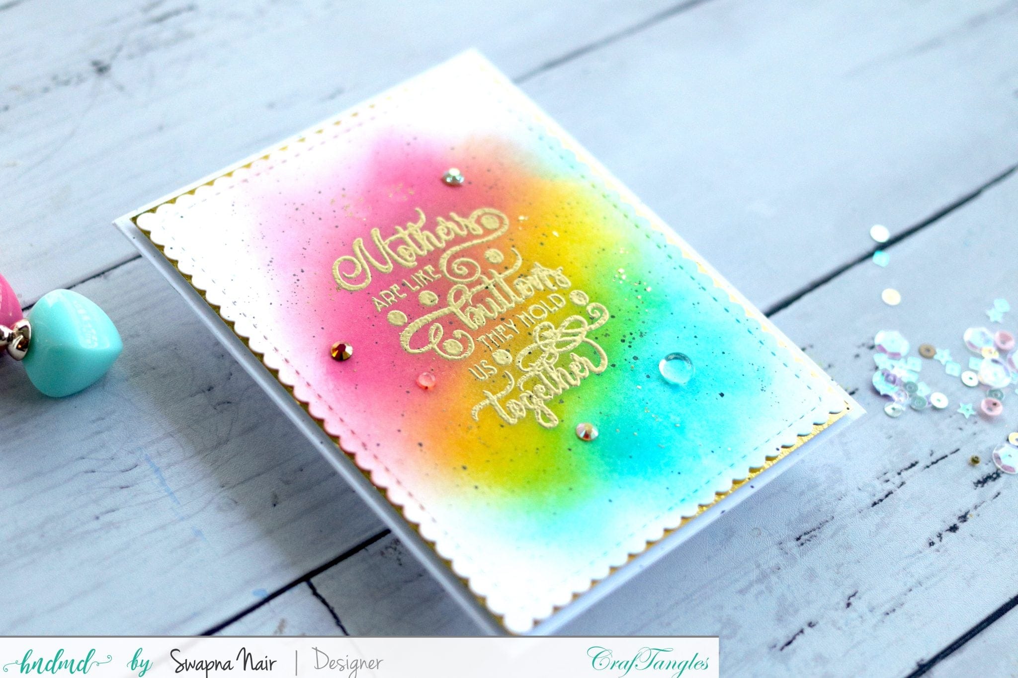 3 Beautiful Simple Rainbow Cards - CraftAdda Blog