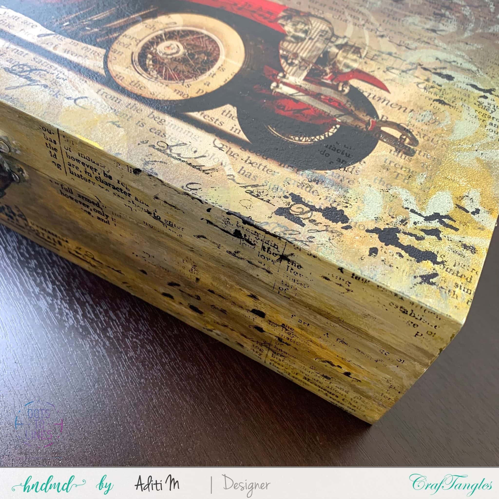 Beautiful Vintage Box Tutorial - CraftAdda Blog