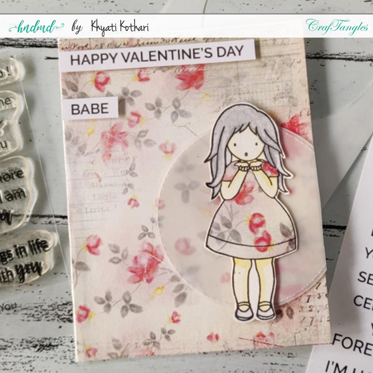 Floral Valentine's Day Card - HNDMD Blog