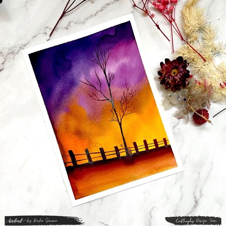 watercolour skies tutorial