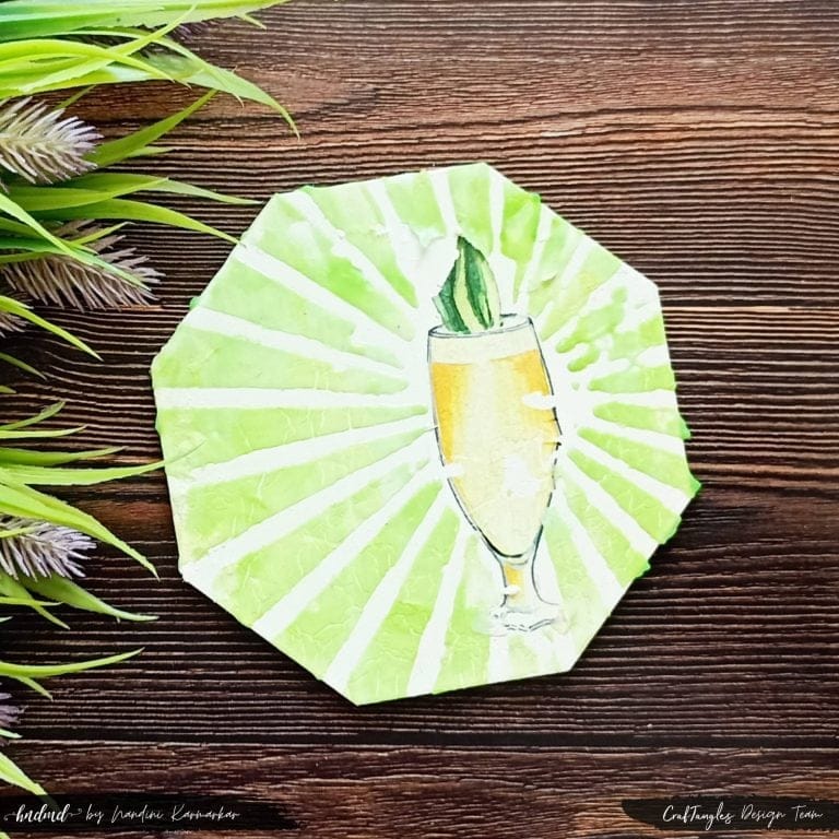 DIY Coasters - Funky Cocktails - CraftAdda Blog