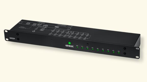 Genelec 9402A Interface: Netzwerk-Monitoring über Dante ⋆ delamar.de