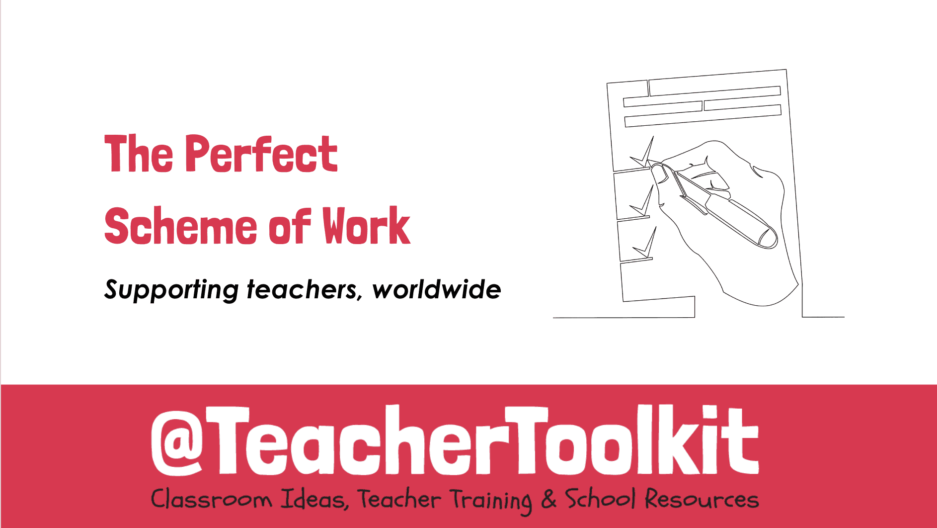 The Perfect Scheme of Work - TeacherToolkit