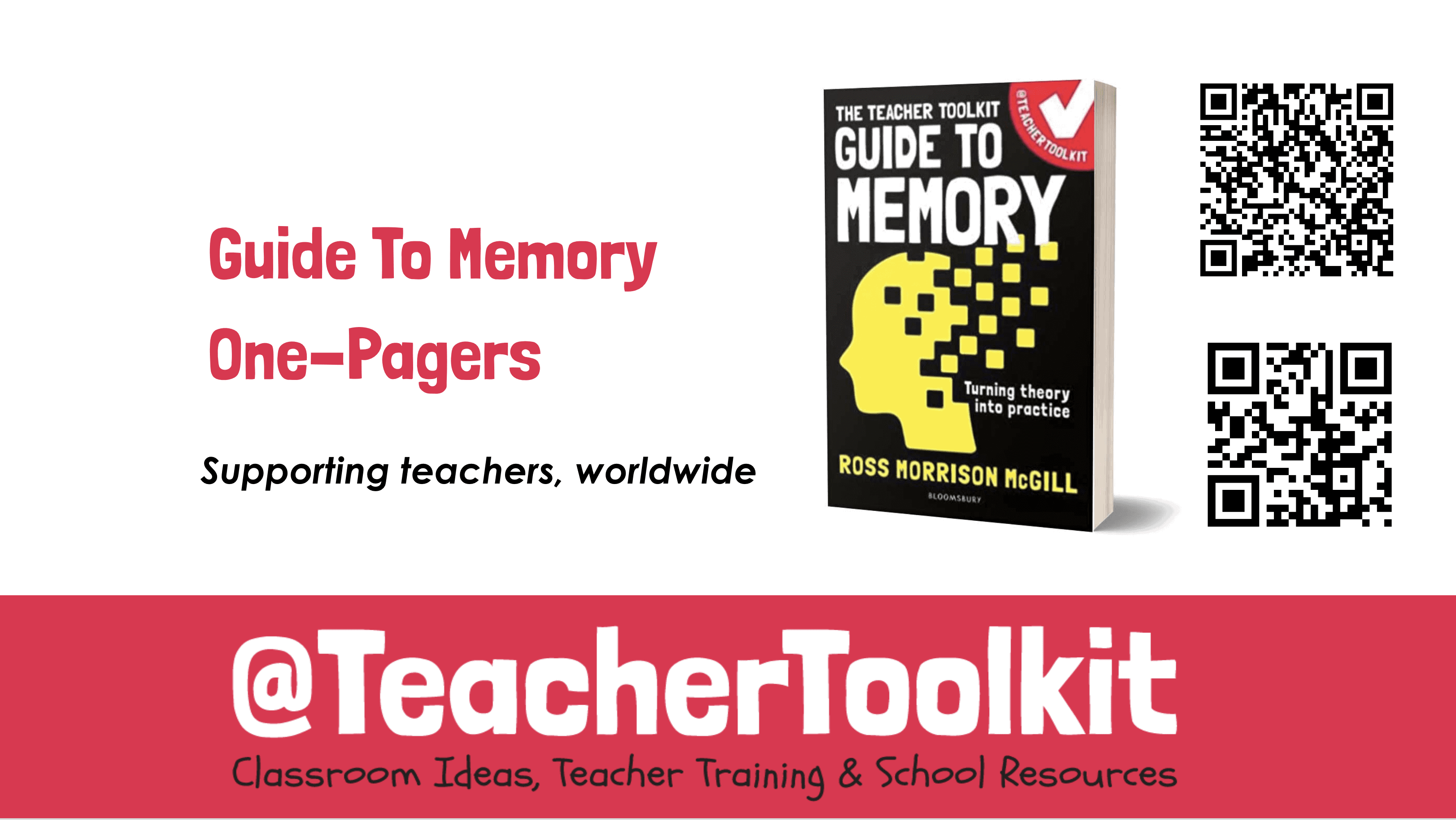Cartoons: Guide To Memory One-Pagers - TeacherToolkit