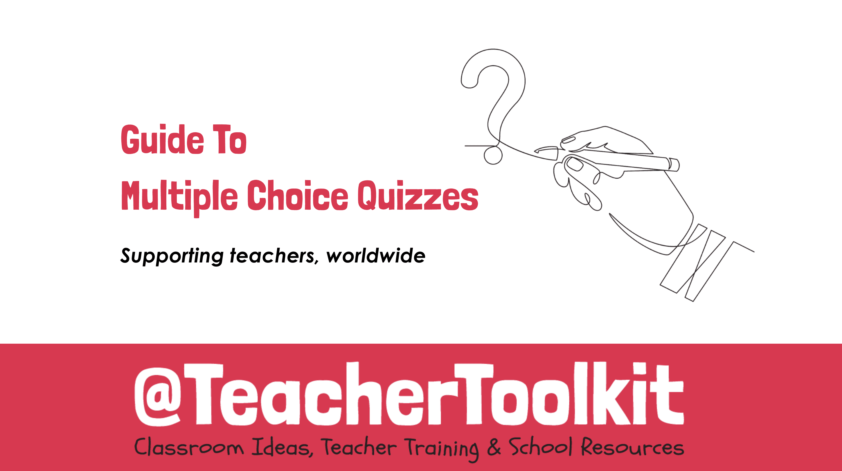 Multiple Choice Quizzes - TeacherToolkit Multiple Choice Quizzes - TeacherToolkit