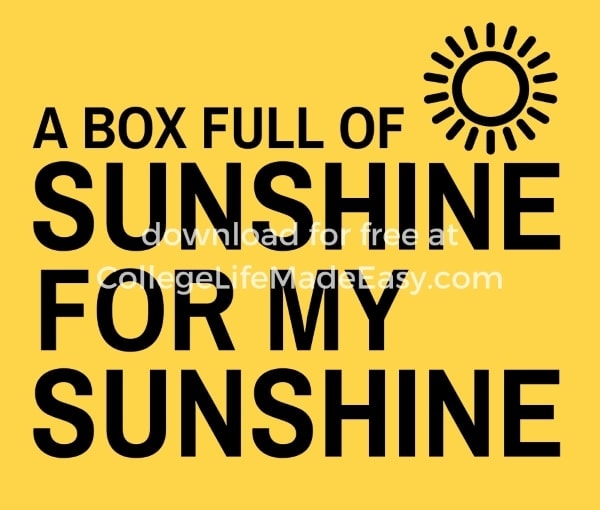 5 Adorable Box of Sunshine Printables [Download for Free]