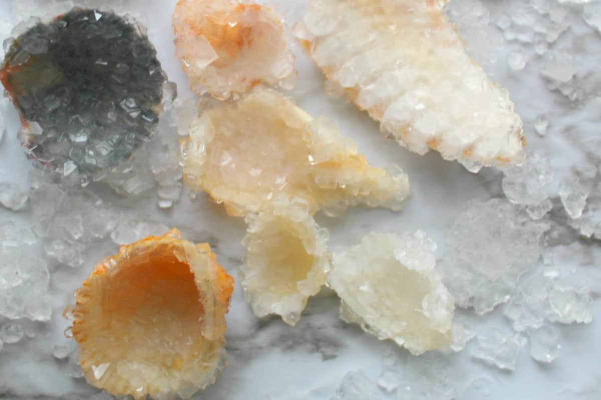 How to Make Crystal Shells - Nerdy Mamma