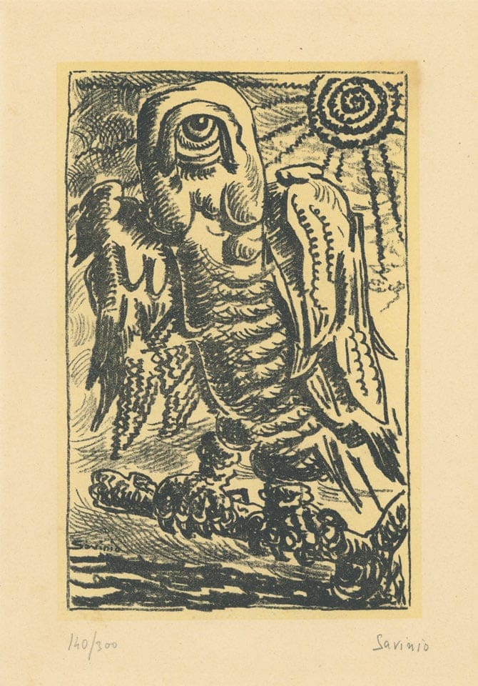 Mostra: Alberto Savinio. Il sogno di un poeta · Galleria dell'Incisione ...