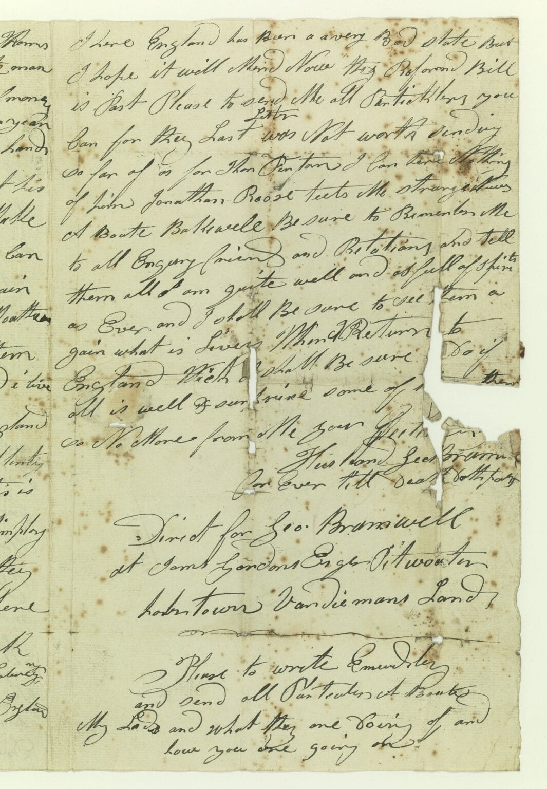 The convict letters of George Bramwell: Convicted felon, yeoman, farmer ...