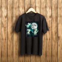 lizard moon graphic tee