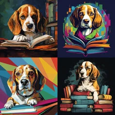 Art Inspirations and Styles in Tetradic Color Scheme