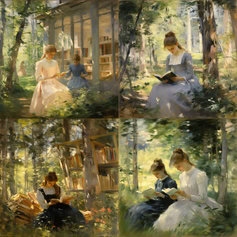 Art Inspiration & Painting Styles by Berthe Morisot